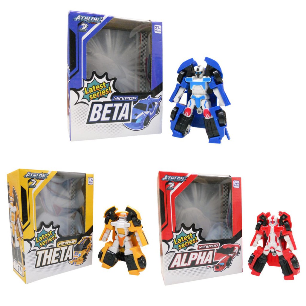 Jual Tobot ATHLON 2 Minipop ALPHA BETA THETA | Shopee Indonesia