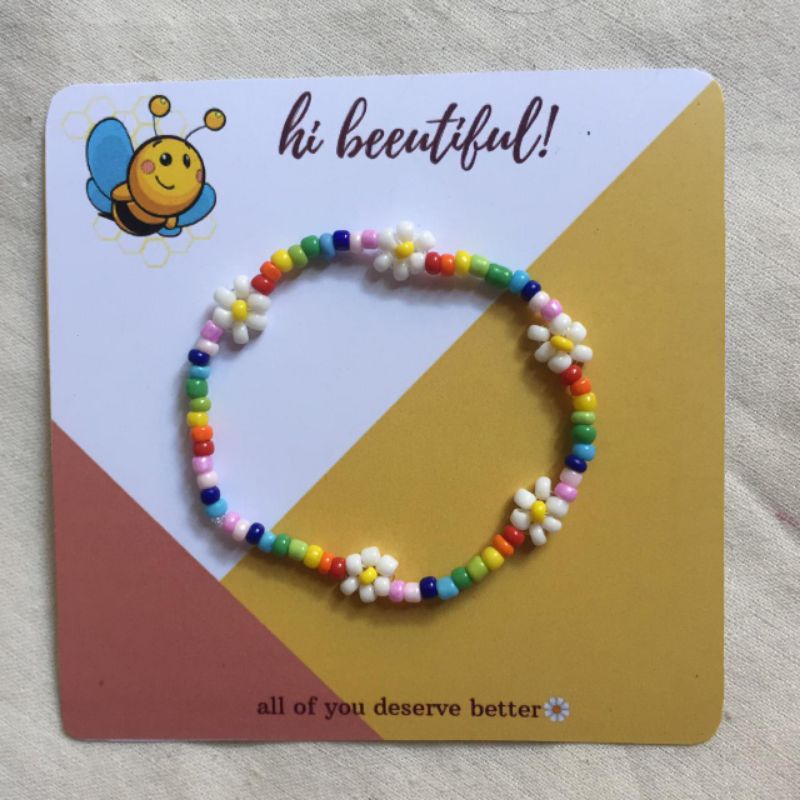 Jual Bracelet Kpop Flowers (Bisa Request) | Shopee Indonesia