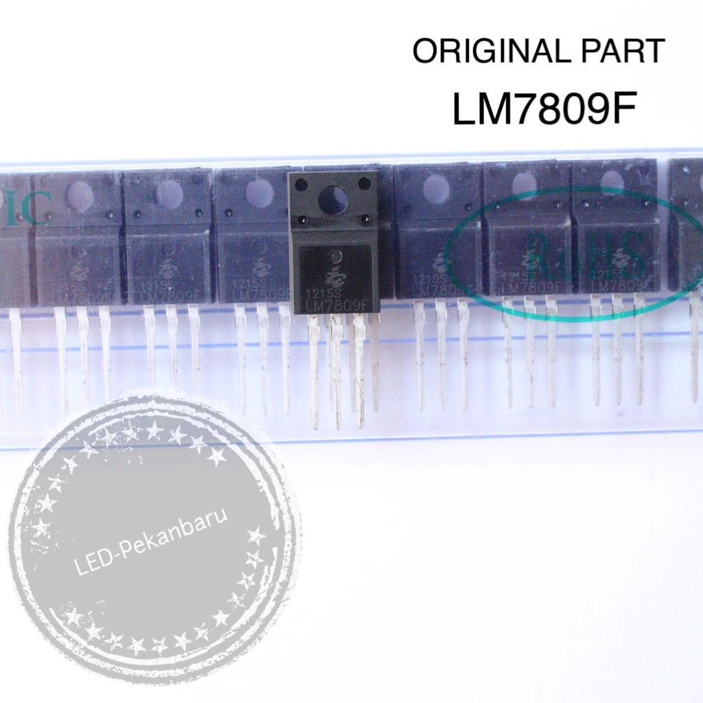 Jual ORIGINAL LM7809F LM 7809 F TO-220F REGULATOR IC 9V LM7809 | Shopee ...