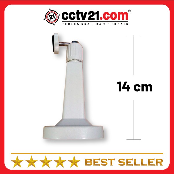 Jual Tiang Bracket Kamera CCTV 14cm ABS Dudukan Dinding Plastik ...