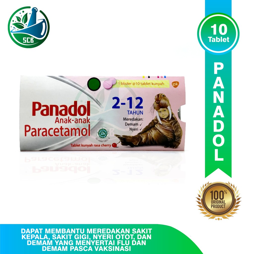 Jual Panadol Anak Anak Paracetamol Strip - Isi 10 Tablet | Shopee Indonesia