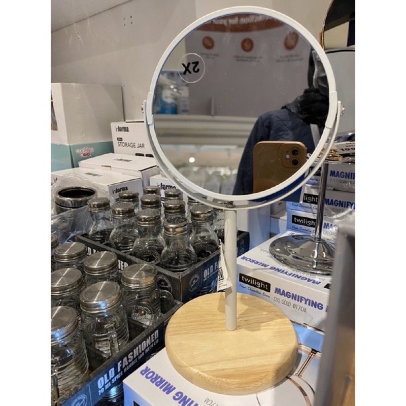 Jual INFORMA MAGNIFYING MIRROR (CERMIN KACA MAKE UP BULAT & KOTAK ...