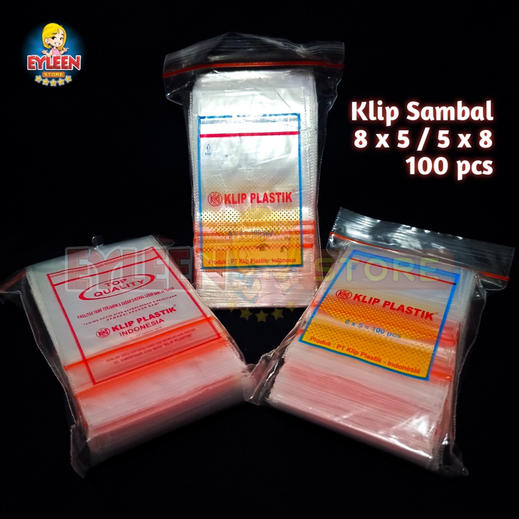 Jual Plastik Klip 5x8 isi 100 pcs | Shopee Indonesia