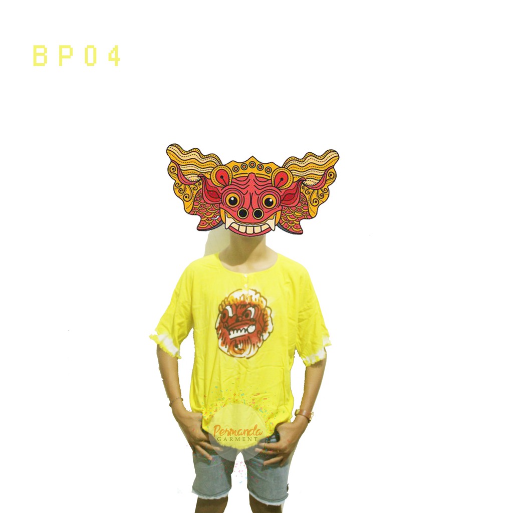 Jual BAJU BARONG PENDEK KUNING | Shopee Indonesia