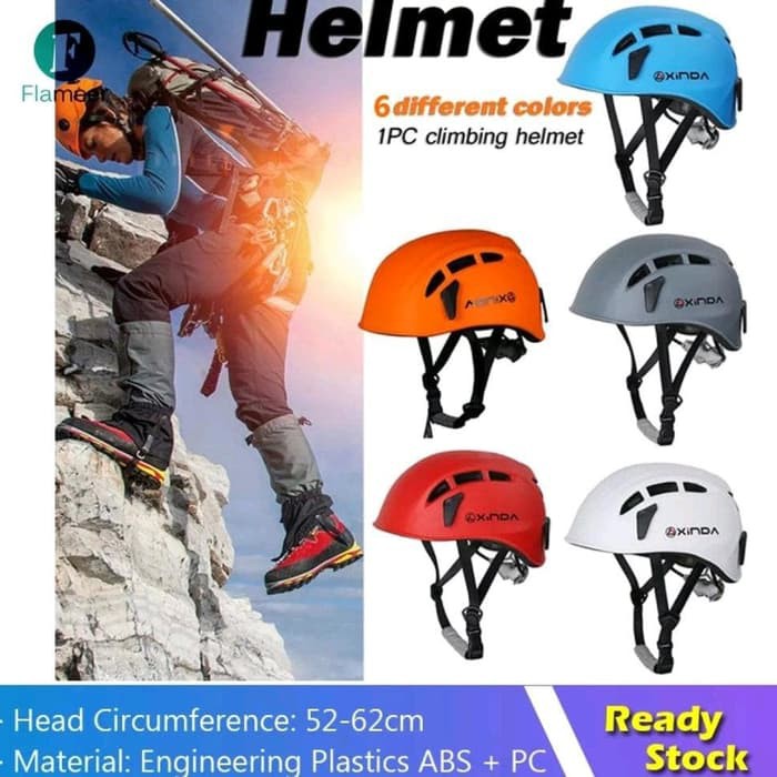 Jual Helm Safety XINDA XD-Q9650 Outdoor Rescue Rafting Climbing Panjat ...