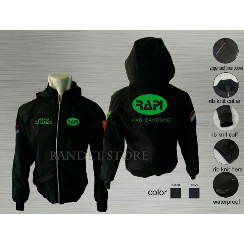 Jual jaket / jaket pria / jaket bomber hoodie RAPI (Radio Antar ...