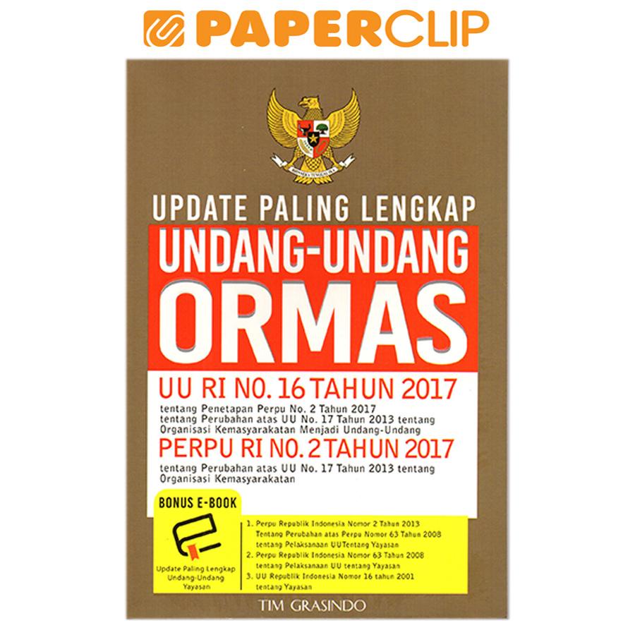 Jual UPDATE PALING LENGKAP UNDANG-UNDANG ORMAS | Shopee Indonesia