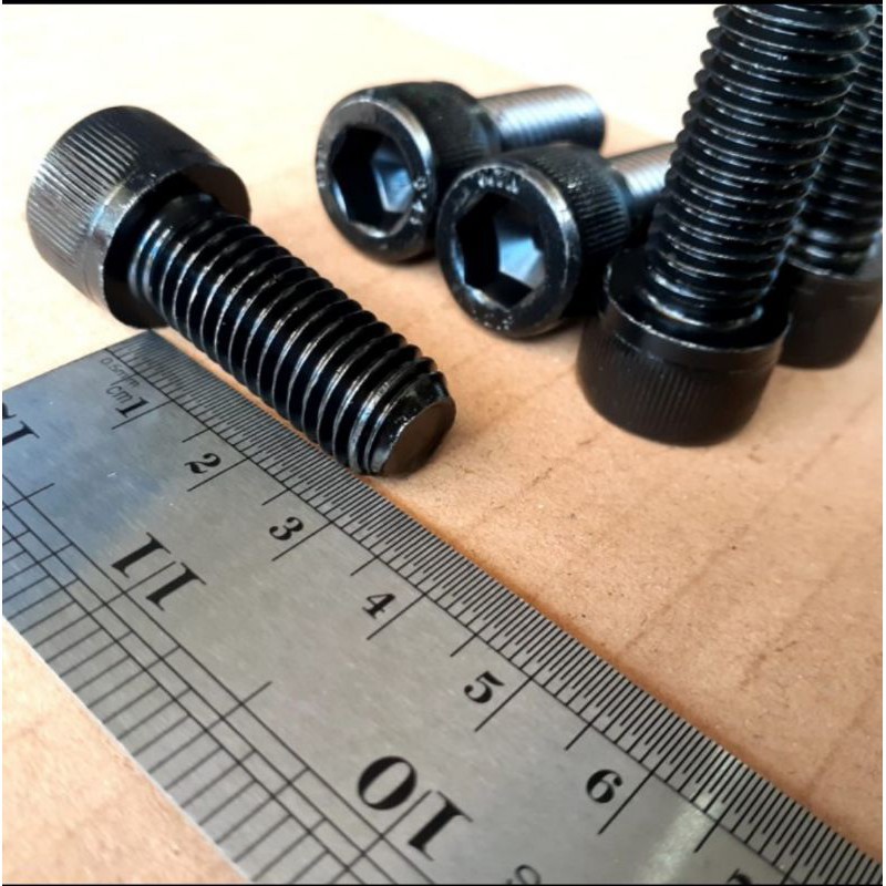 Jual BAUT L BAJA M12 X 30 / BAUT M12 / BAUT 19 KUNCI L10 / L 10 FULL DRAT / BAUT L M12 X 30 ...