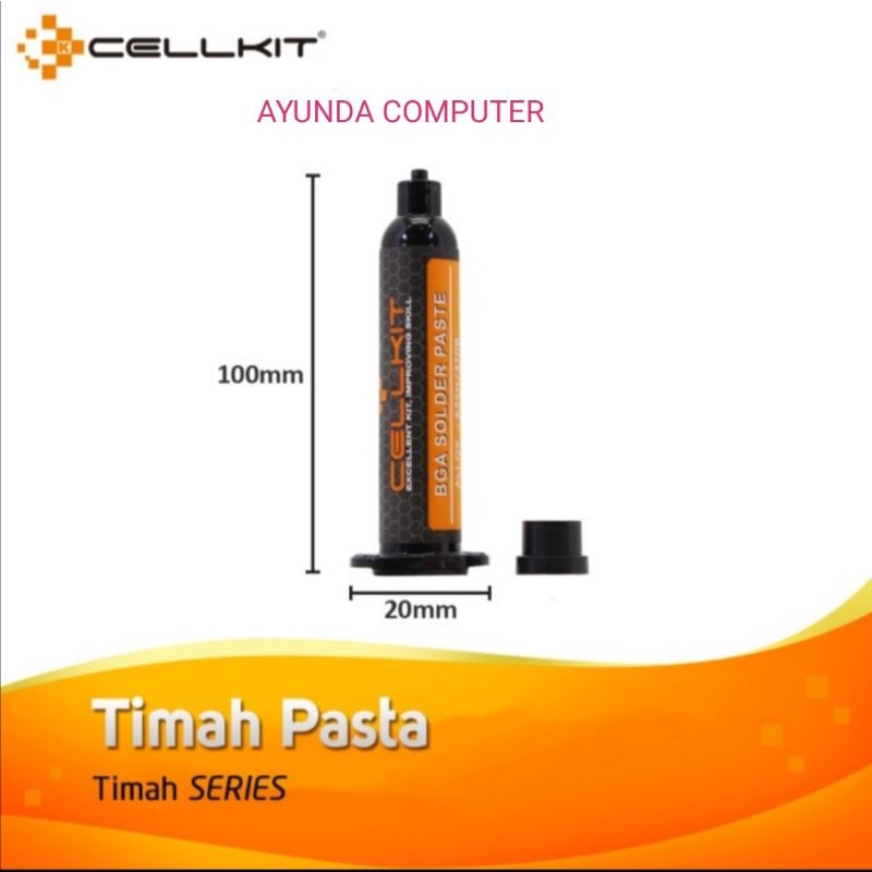 Jual TIMAH PASTA CELLKIT CAIR TUBE 30G TIMAH CAIR CELLKIT 30G | Shopee ...