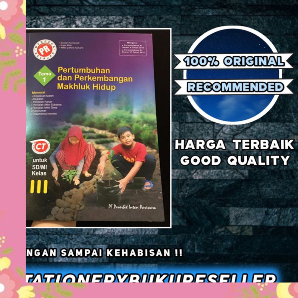 Jual Buku tema 1 kelas 3 sd pertumbuhan dan perkembangan makhluk hidup | Shopee Indonesia