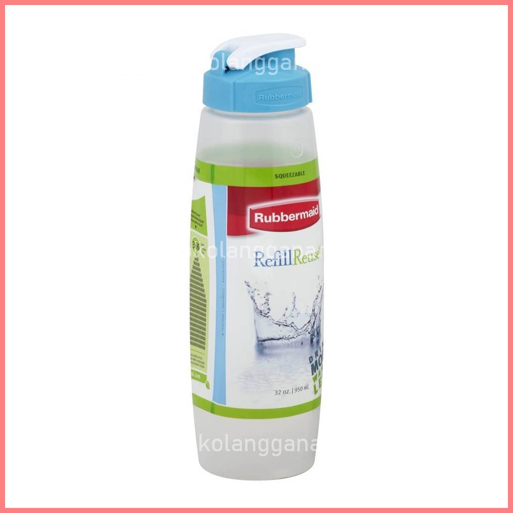 Jual Rubbermaid 950 Ml Chug Botol Minum - Biru | Shopee Indonesia