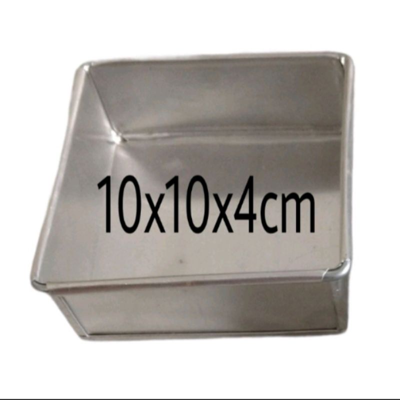 Jual loyang kotak mini 10x10x4 | Shopee Indonesia