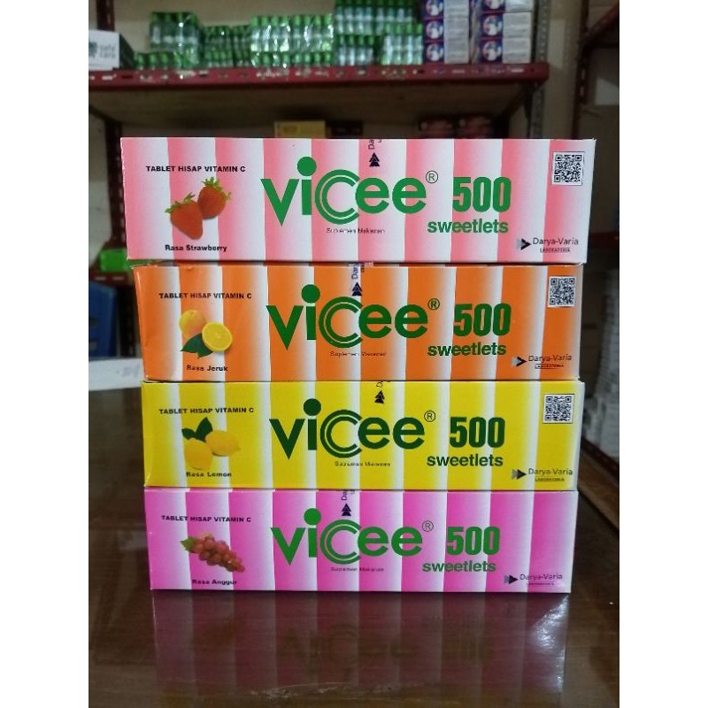Jual VICEE VITAMIN C 500 MG (100 Tablet) | Shopee Indonesia