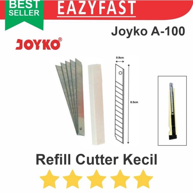 Jual Refill Isi Mata Cutter Joyko Kecil A-300 A-100 Cuter Kater A300 ...