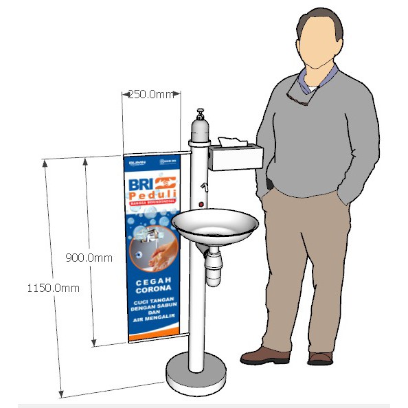 Jual Touchless, Automatic Portable Hand Washer (Tempat Wadah Cuci ...