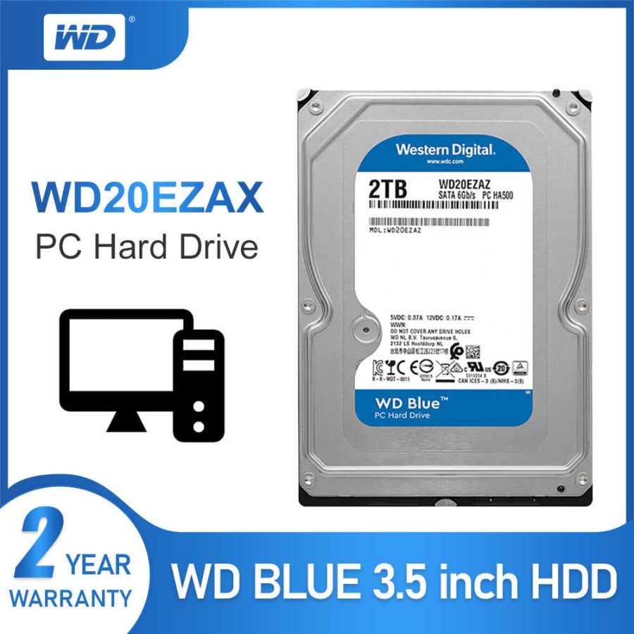 Jual Western Digital Original WD Blue 2 Original | Shopee Indonesia