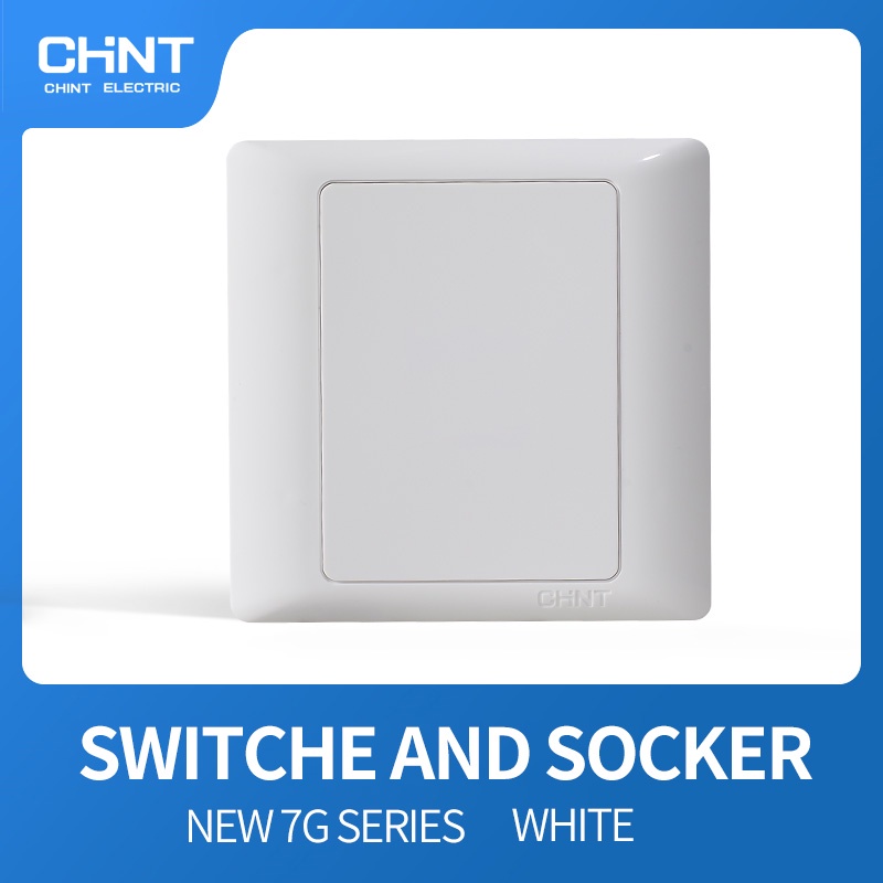 Jual CHINT NEW7G White 1-gang blank plate | Shopee Indonesia Jual CHINT NEW7G White 1-gang blank plate | Shopee Indonesia