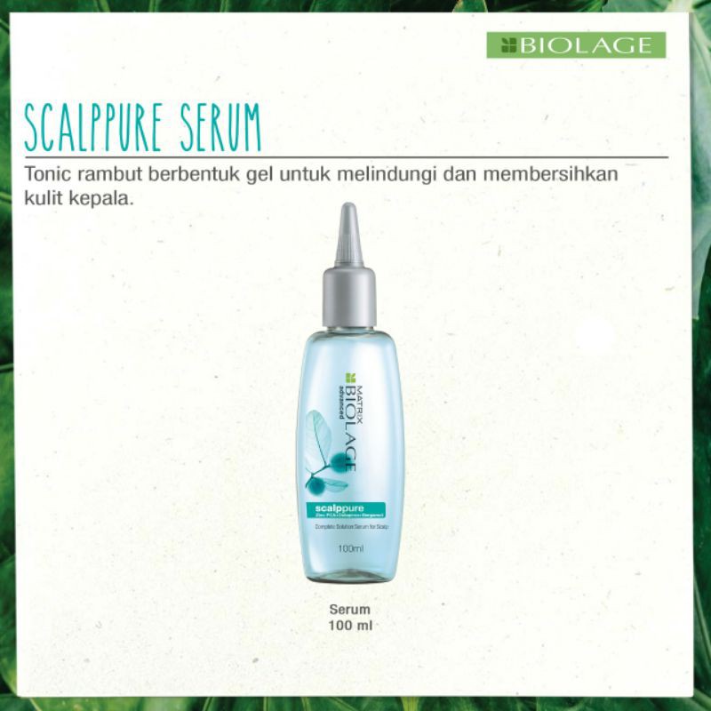 Jual MATRIX BIOLAGE SCALPPURE GEL TONIC SERUM 100 ML/KETOMBE (HAIRTONIC ...