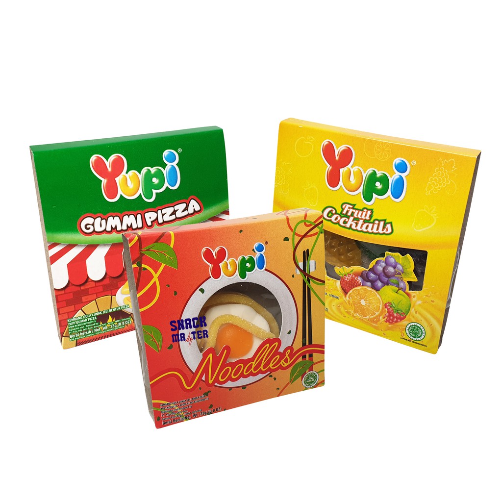 Jual Yupi Display Bag - Netto 23 gr (Yupi Pizza / Yupi Noodle / Yupi Cocktails) | Shopee Indonesia