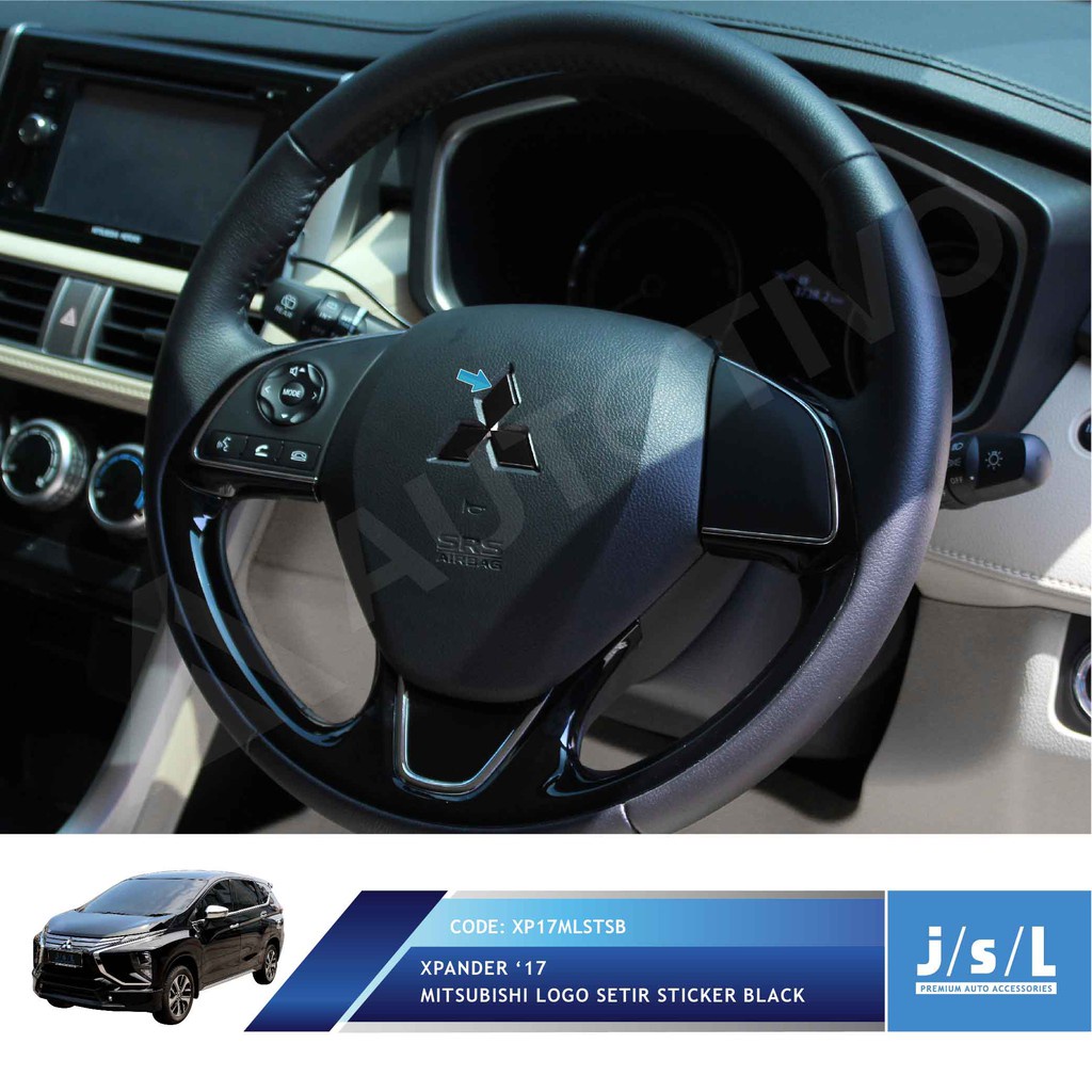 Jual Stiker Logo Setir Xpander Hitam Tahan Air Oracal JSL | Shopee ...