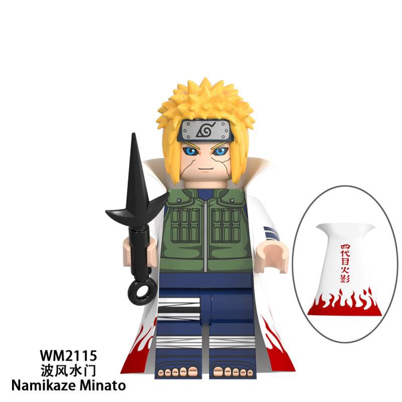Jual mainan anime Naruto WM6109 minato sasuke kakashi rocklee zetsu ...