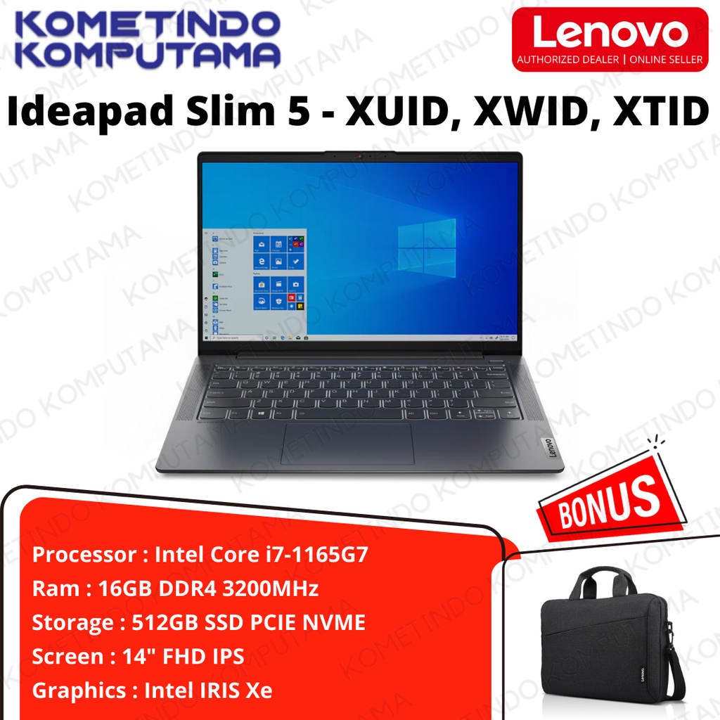 Jual LAPTOP Lenovo Ideapad 5 Core i7-1165G7 16GB 512GB SSD IRIS 14 ...