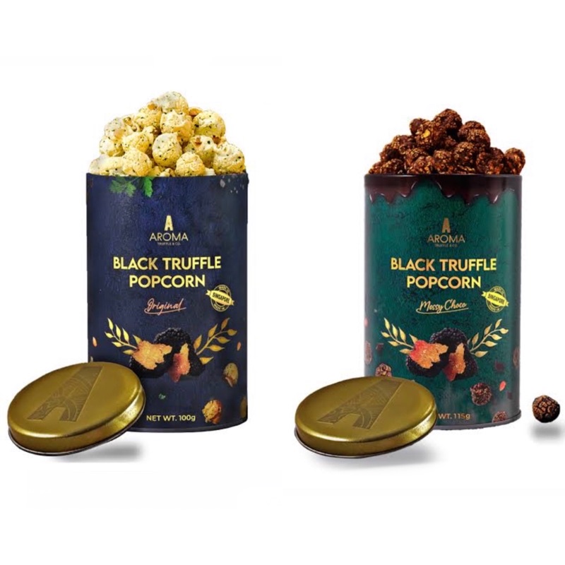 Jual Aroma Black Truffle Popcorn Original / Messy Choco / Singapore ...