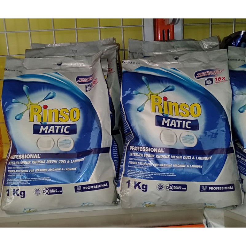 Jual Rinso Matic Professional Deterjen Bubuk (1kg) | Shopee Indonesia