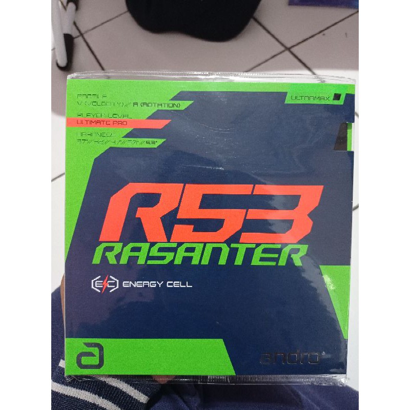 Jual KARET TENIS MEJA ANDRO RASANTER R53 ORIGINAL | Shopee Indonesia