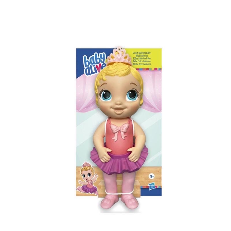 Jual Baby Alive Sweet Ballerina Baby Doll, Pink, Blonde Hair - BYAF1272 ...