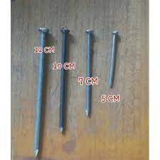 Jual Paku Kayu Kaos Balok Triplek Seri ukuran 3" 3inch 7cm paku seri ...