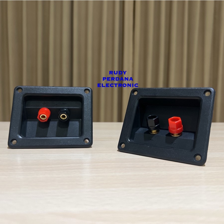 Jual TERMINAL SPEAKER BINDING POST SOCKET SOKET BANANA 2 PIN 2P SEGI KOTAK | Shopee Indonesia