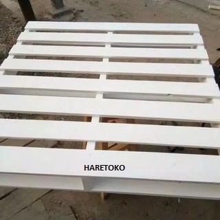 Jual PALET KAYU SUDAH DICAT DUCO PUTIH UKURAN 100X100X12CM | Shopee ...