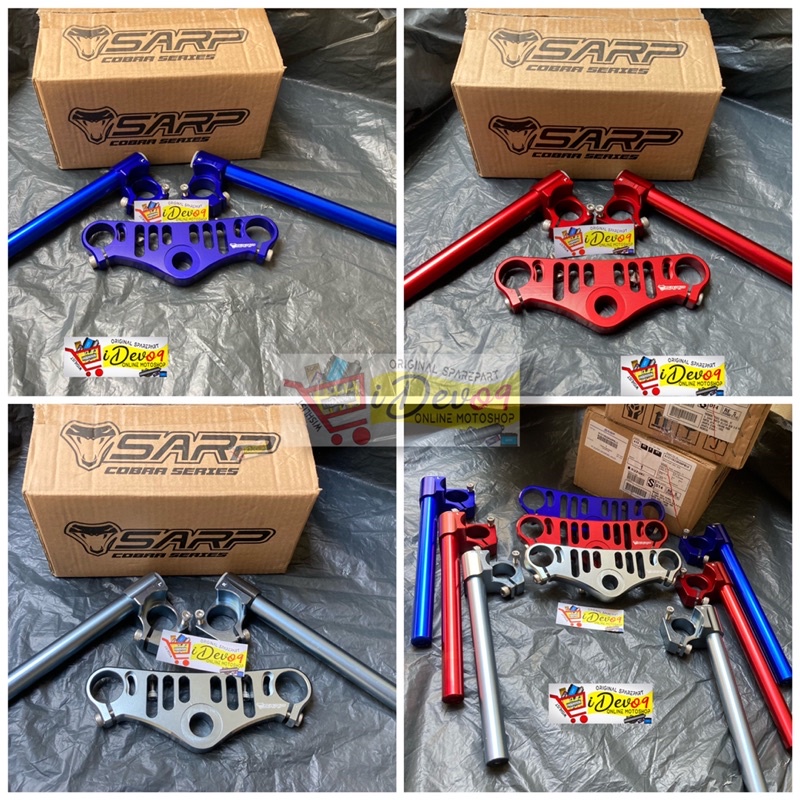 Jual Triple Clamp SARP Stang Segitiga Atas Suzuki GSX R 150 Handle Bar ...