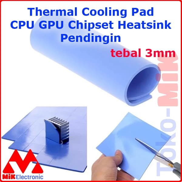 Jual THERMAL COOLING PAD CPU/GPU/CHIPSET HEATSINK 3MM 3 MM | Shopee ...