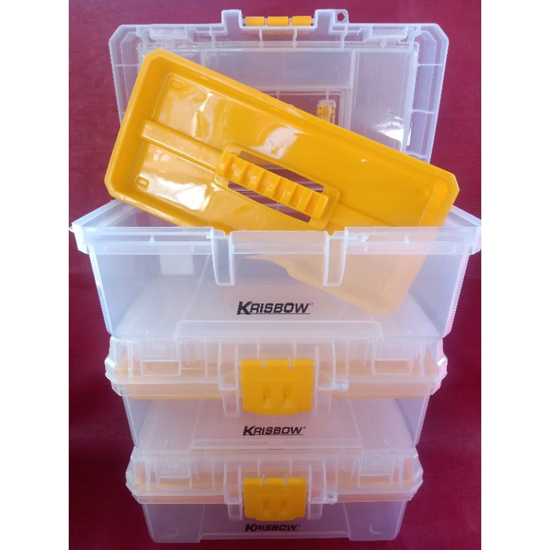 Jual Tool Box Krisbow Transparan Kotak Perkakas | Shopee Indonesia