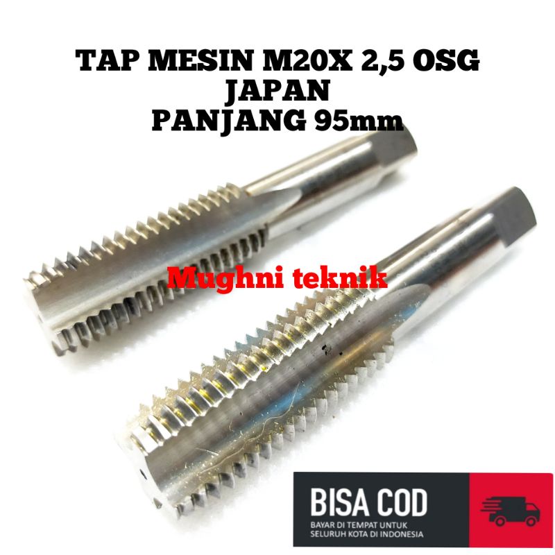 Jual MATA BOR,TAP MESIN M20X2,5 OSG JAPAN BUKAN YAMAWA SKC VOLKEL NACHI | Shopee Indonesia