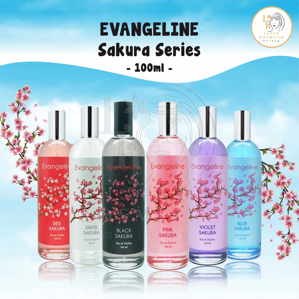 Jual EVANGELINE EDP 100ML SAKURA SERIES || EVANGELINE GARDEN PARFUM ...