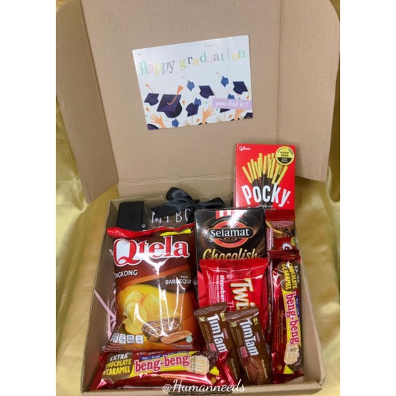 Jual [Ready Stock] Hampers Kado Gift Box Snack Buket | Hadiah Wisuda ...