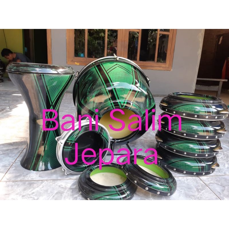 Jual Alat Hadroh Rebana Fullset Motif Berkualitas Bergaransi | Shopee ...