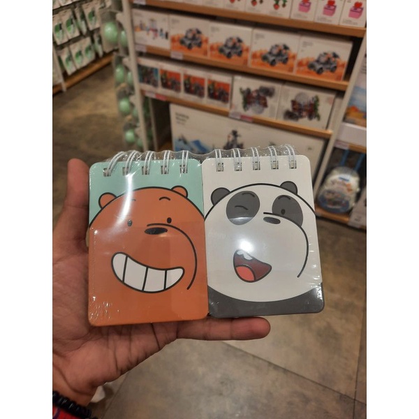 Jual notebook miniso x we bare bears isi 2 pcs | Shopee Indonesia