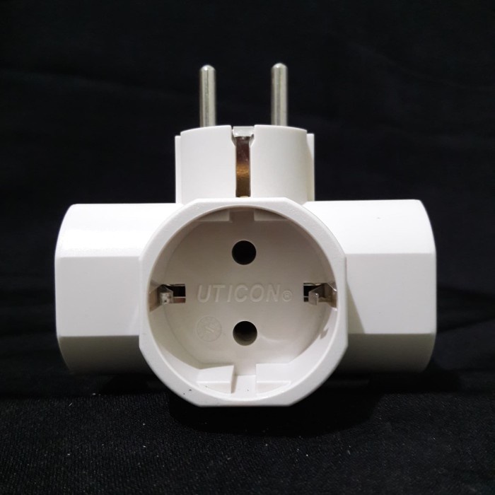 Jual UTICON SC-38 STEKER T ARDE SC38 STOP KONTAK COLOKAN LISTRIK 3 ...