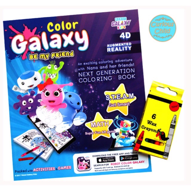 Jual Math Game Color Galaxy Be My Friend 4D Augmented Reality Coloring ...