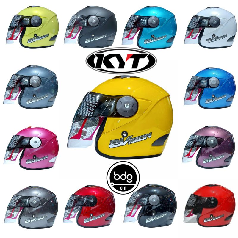 Jual HELM KYT 2 VISION SOLID ORIGINAL Banyak Pilihan Warna | Shopee ...