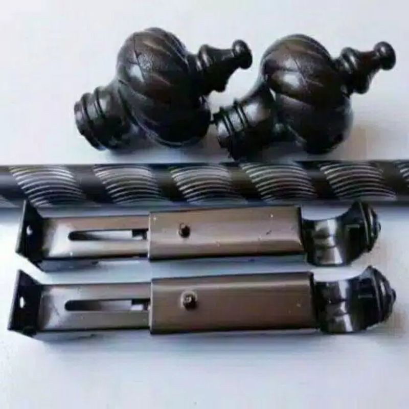 Jual (FULL SET) 40-125cm Rel Gorden Minimalis Rell Korden Alumunium ...