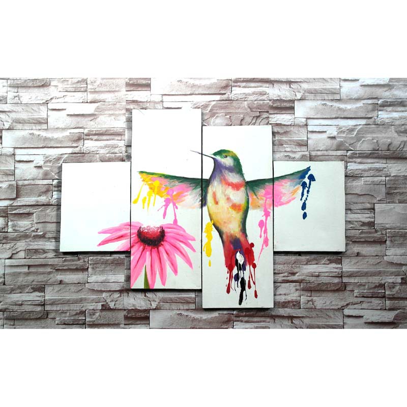Jual Lukisan Modern Bird BRD4 | Shopee Indonesia