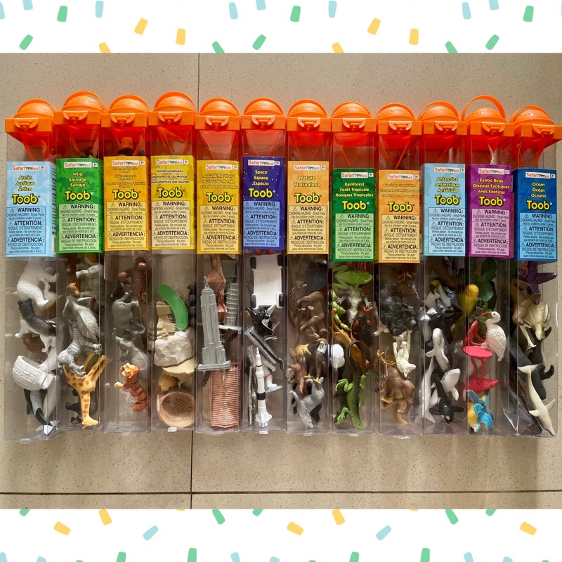 Jual safari ltd toob preloved like new rainforest nature land down ...