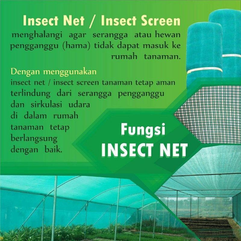 Jual (PROMO) Jaring insect net / kasa ( Panjang 100 x Lebar 3 meter ...