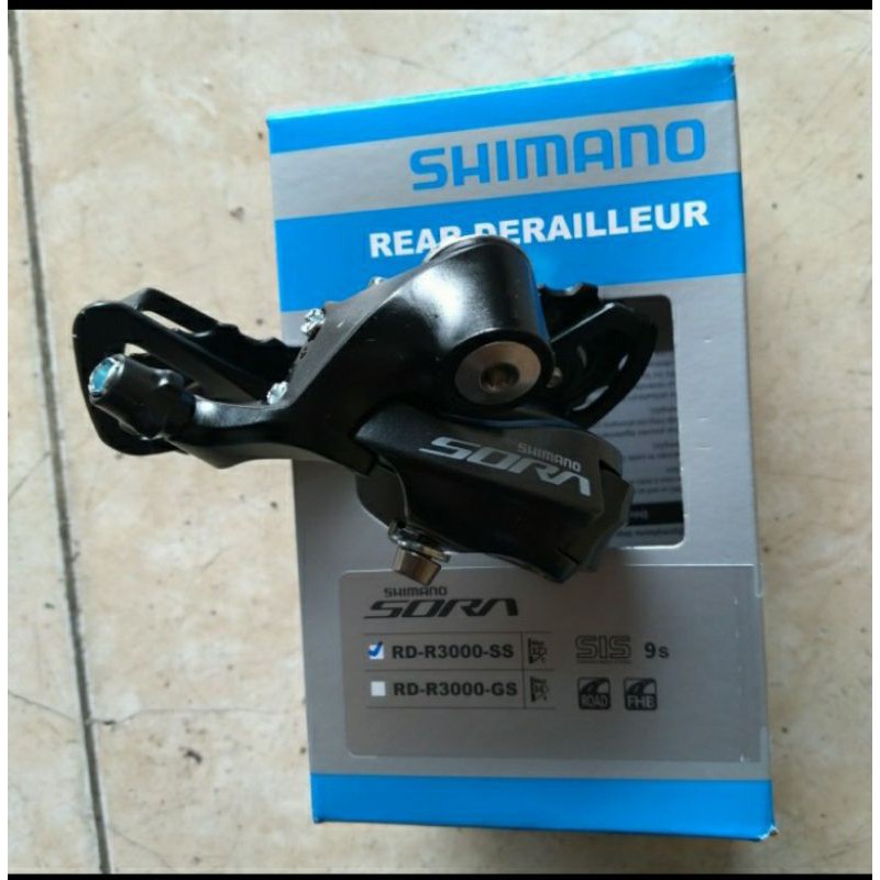 Jual RD Rear derailleur shimano original SORA R3000 SS short cage 9 ...