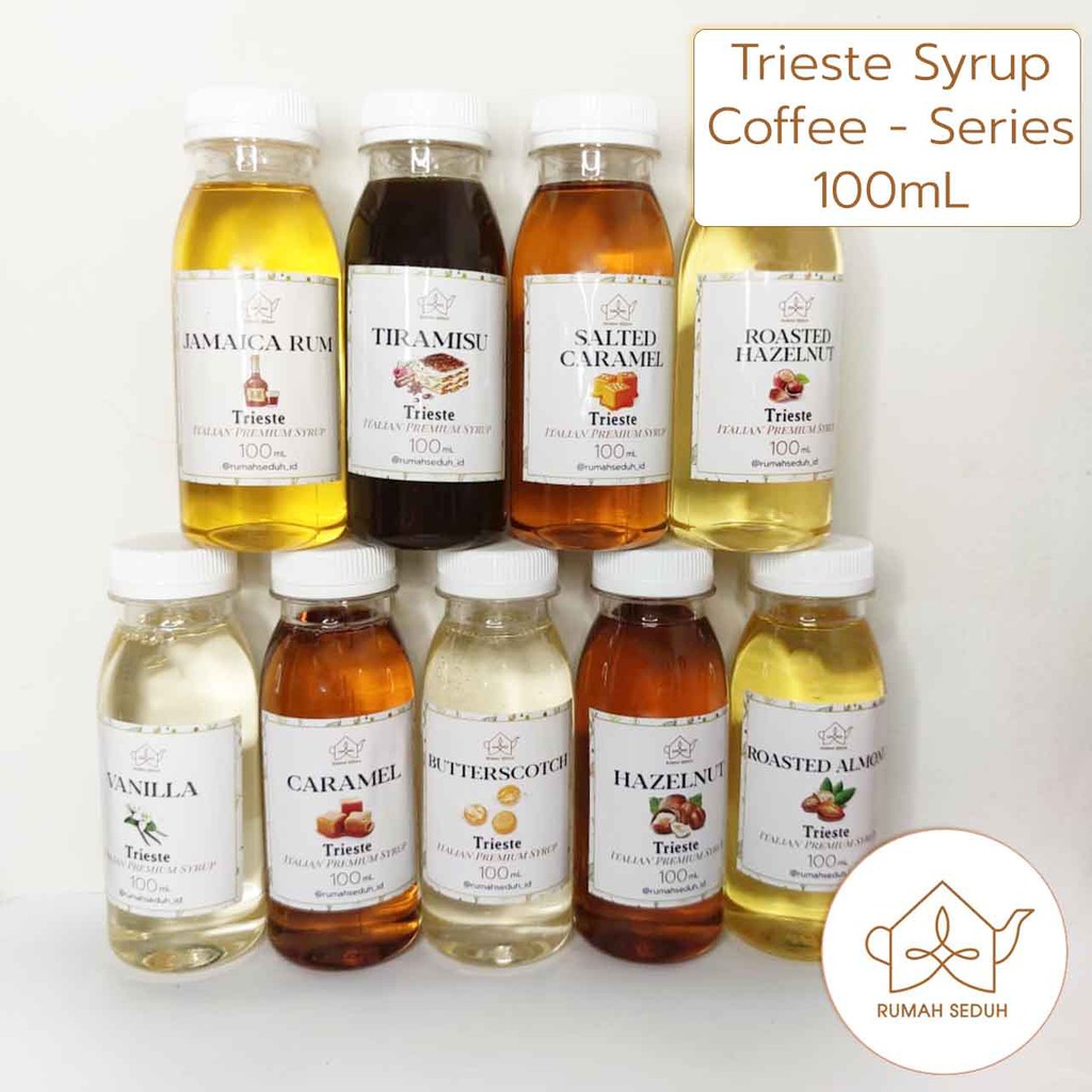 Jual Trieste Syrup kecil 100 mL - Coffee Syrup : Caramel, Vanila, Rum ...